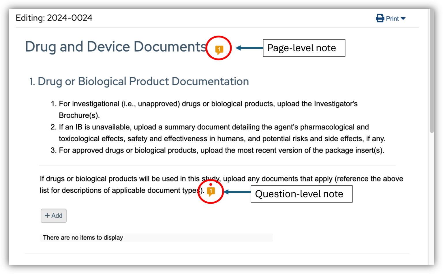 Working with Reviewer Notes – Human Research Protection Program