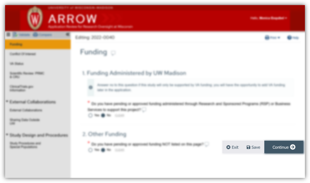 ARROW Upgrade Navigation Changes – Human Research Protection Program